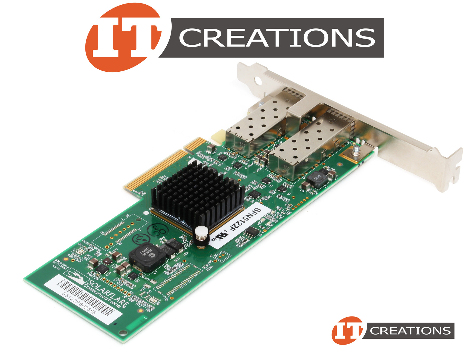 SFN5122F-R6-HIGH P Solarflare Sfn5122f-R6 10gbe Dual Port Sfp+ PCI-E 2. ...