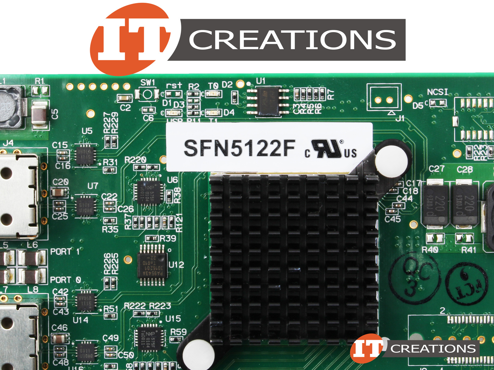 SFN5122F-R6-HIGH P Solarflare Sfn5122f-R6 10gbe Dual Port Sfp+ PCI-E 2. ...