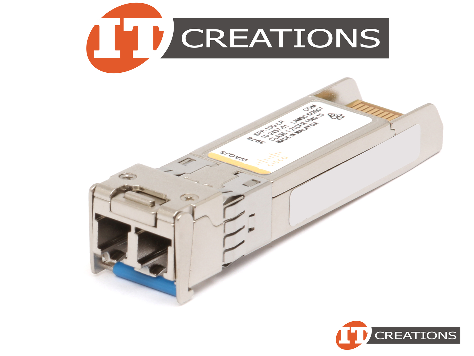 SFP-10G-LR= - New - Cisco 10gbe LR 1310nm SMF LC Sfp+ Transceiver 10gbase-LR / 10gb/s Ethernet ...