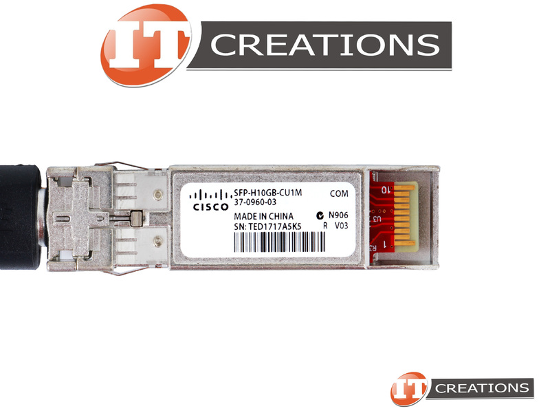 SFP-H10GB-CU1M CISCO 10GB BASE-CU TWIN-AX SFP+ PASSIVE 1M CABLE - SMALL ...