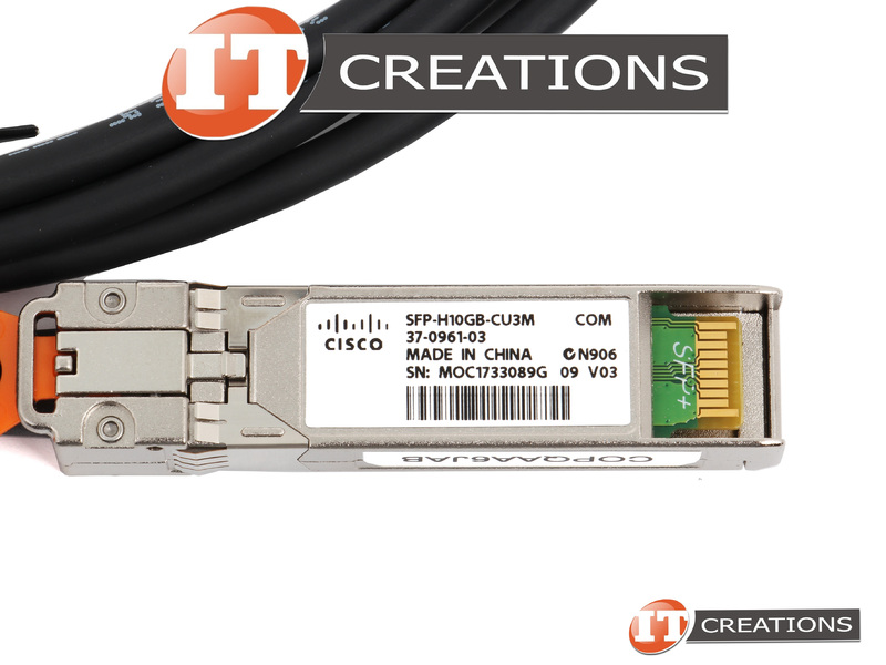 SFP-H10GB-CU3M Cisco 10gb/s Ethernet Sfp+ Copper 3M Twinax Cable 30awg ...