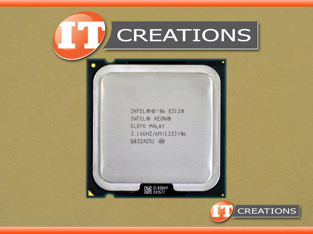 SLB9D - New Other - INTEL XEON DUAL CORE PROCESSOR E3120 3.16GHZ 6MB L2 ...
