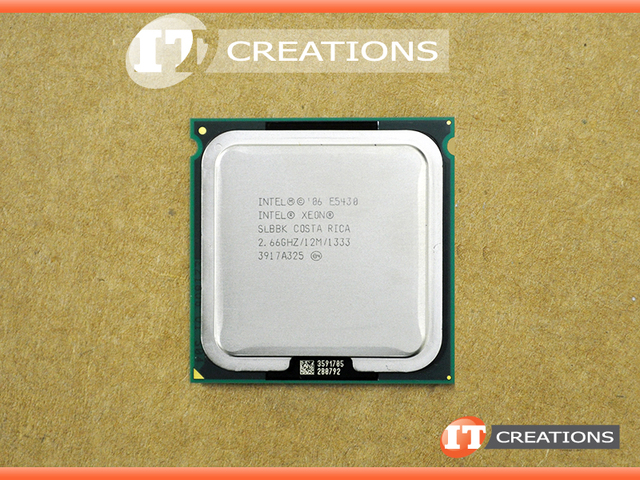 SLBBK - New Other - INTEL XEON QUAD CORE PROCESSOR E5430 2.66GHZ 12MB L2 CACHE 1333MHZ FSB TDP 80W