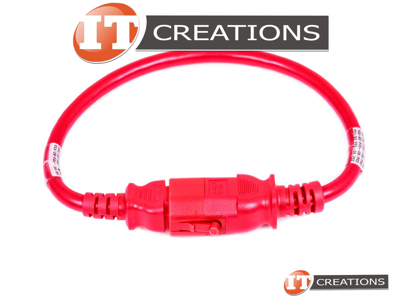 SLCC14C13-1.5FTK1 Raritan RED Securelock Power Cord C13 C14 1.5ft 19 ...