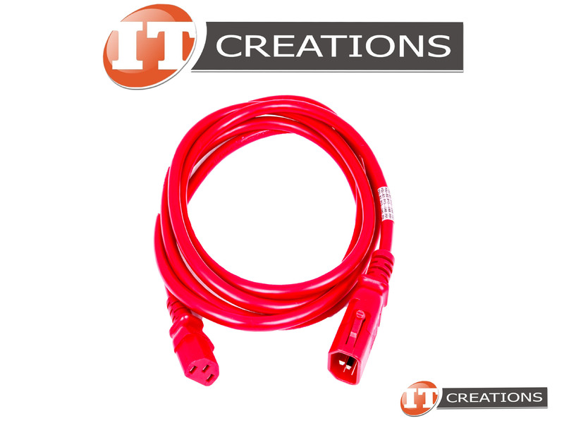 SLCC14C13-8FTK1 Raritan RED Securelock Power Cord C13 C14 8FT 97 Inch ...