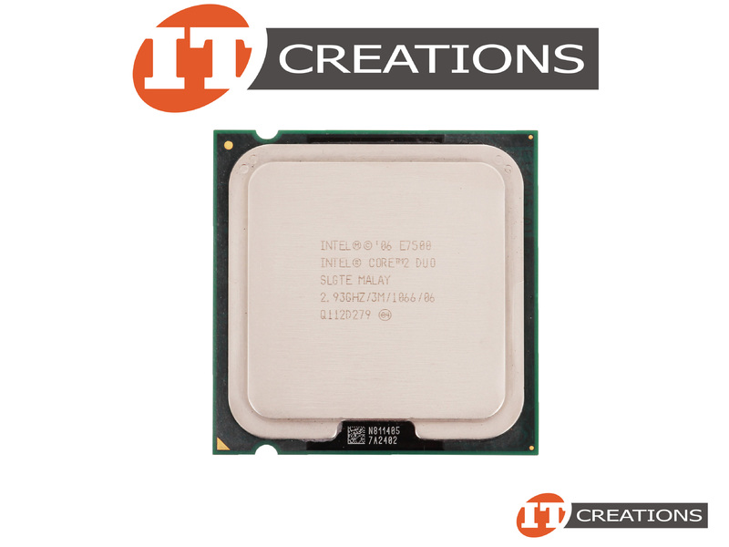 SLGTE - New - INTEL CORE 2 DUO DUAL CORE PROCESSOR E7500 2.93GHZ 3MB L2 ...