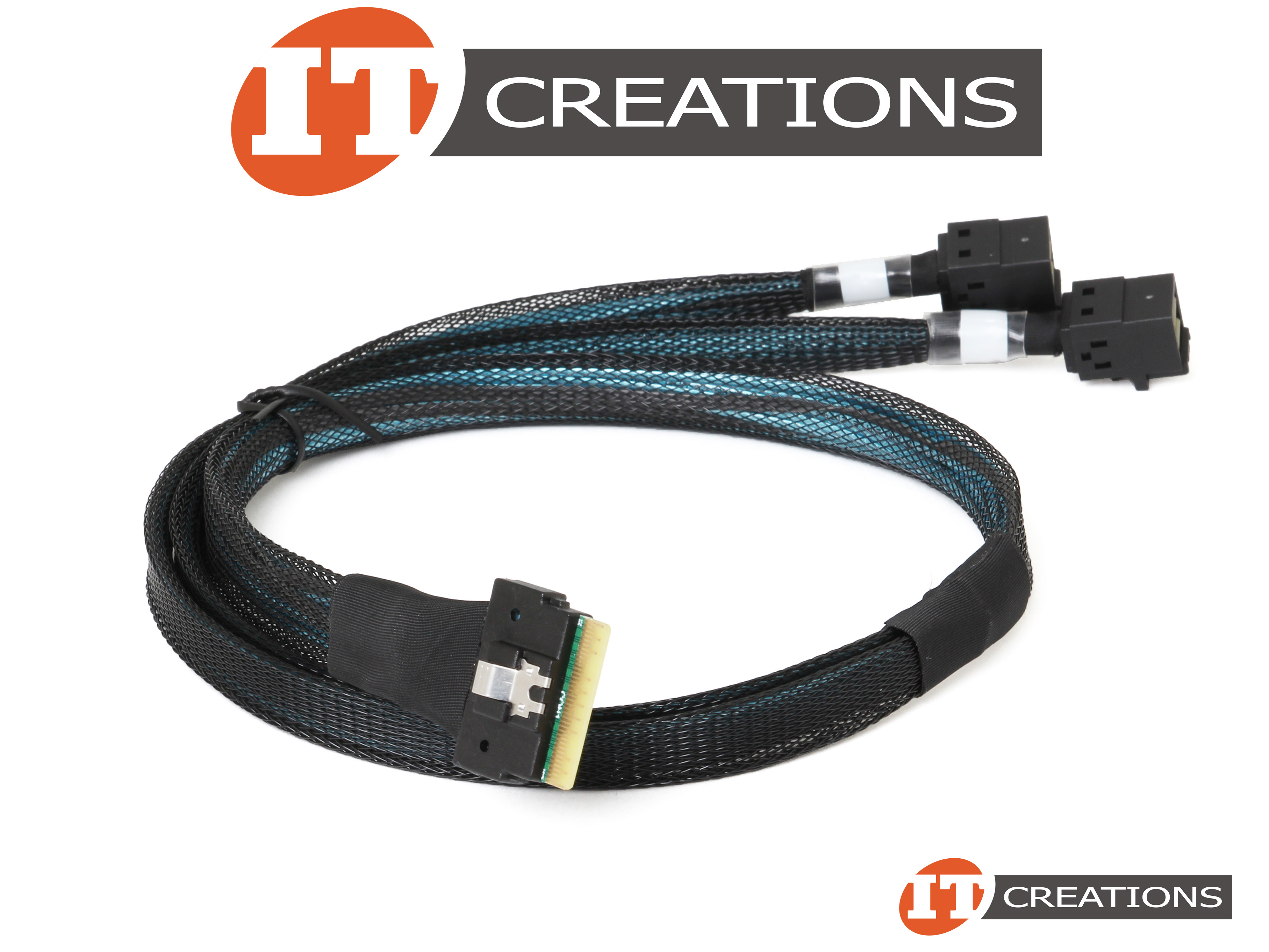 SLM-2216-MS Micro SATA Cables Y Split SLIMSAS 8I TO X2 Mini SAS HD 60cm ...