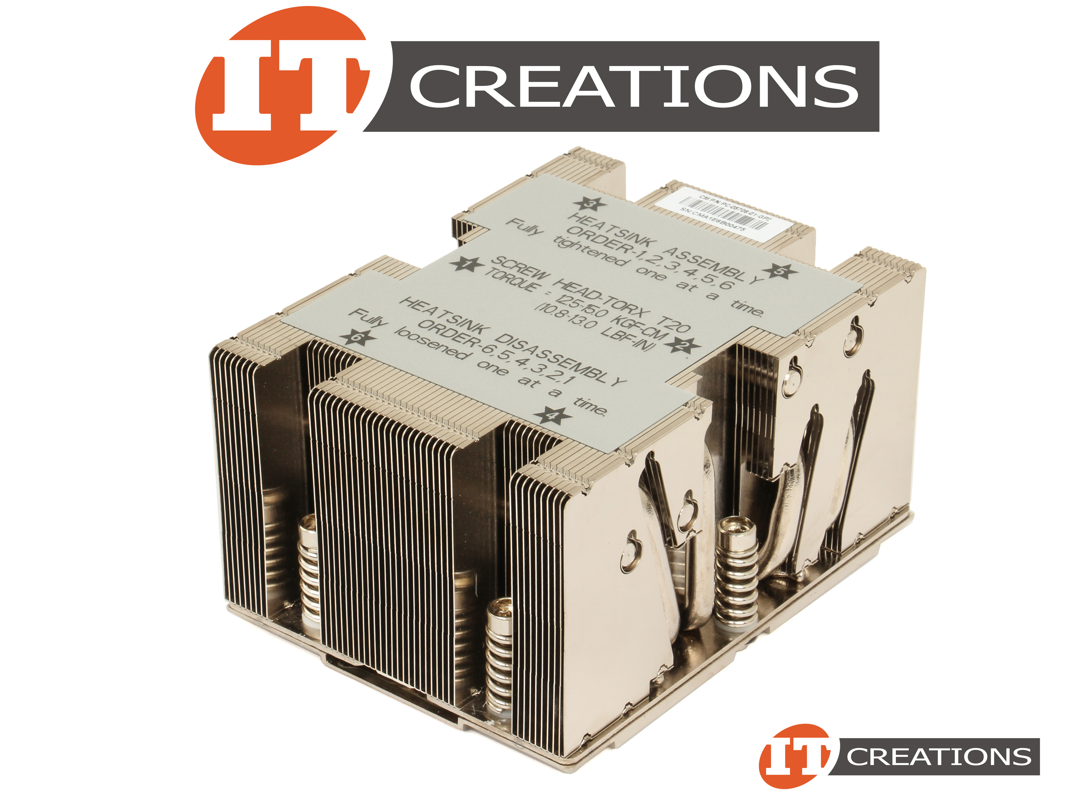 SNK-P0083PV - New - Supermicro 2U Heatsink Screw Down Type SP5 Socket ...