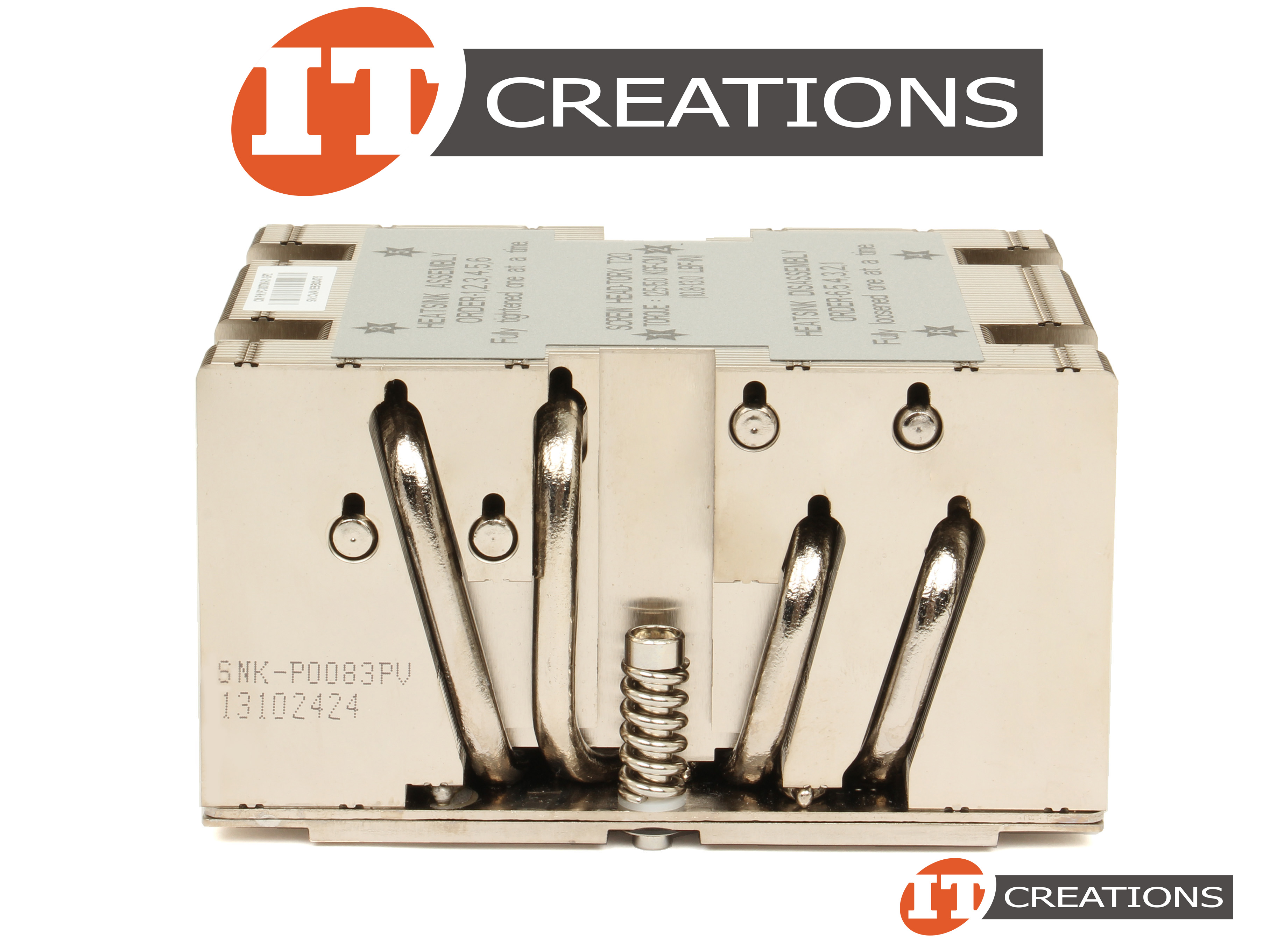 SNK-P0083PV - New - Supermicro 2U Heatsink Screw Down Type SP5 Socket ...