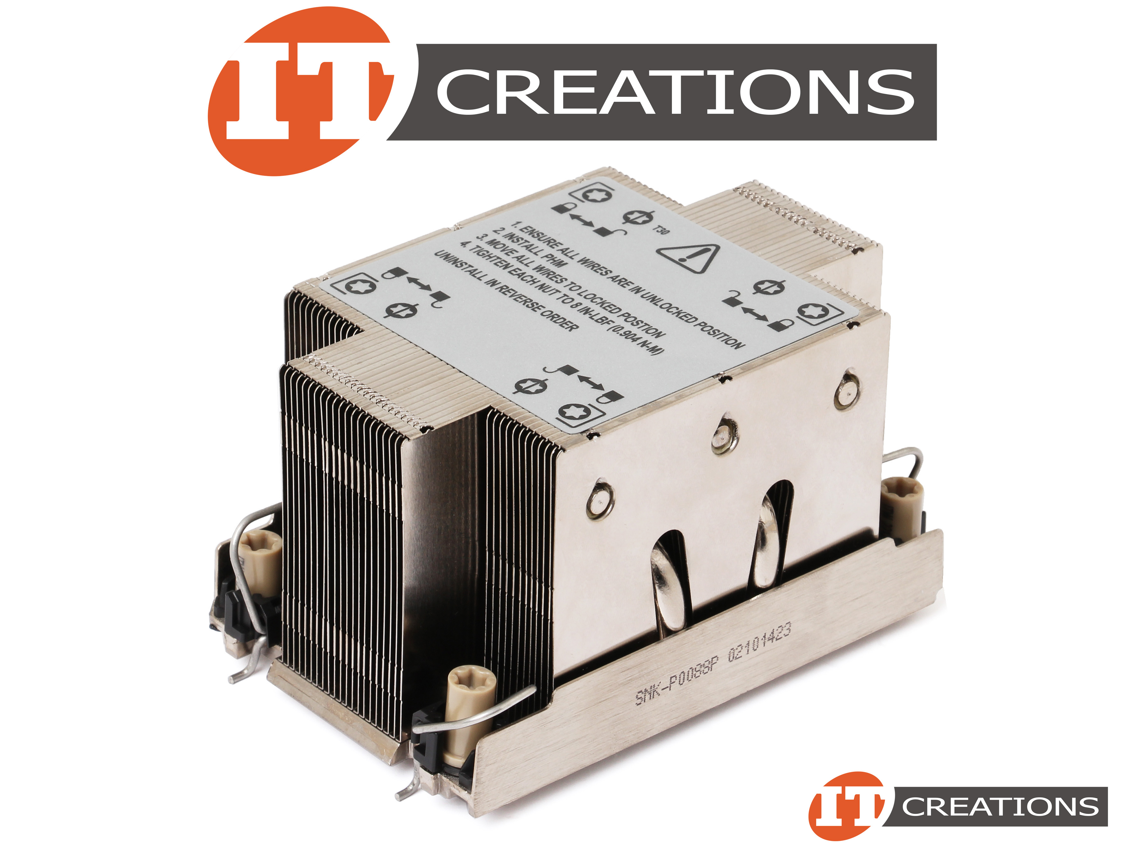 SNK-P0088P Supermicro 2U CPU Heatsink Screw Down Type Fclga4677 Socket ...