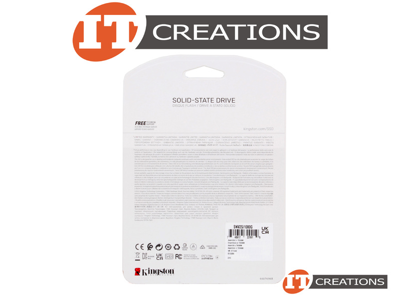 SNV2S-1000G-RETAIL - Retail - Kingston 1TB PCIE 4.0 X4 NVME M.2 2280 ...