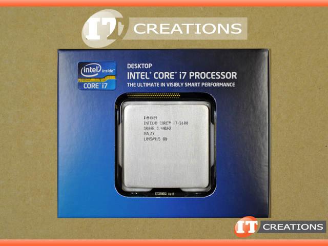 SR00B-RETAIL - Retail - Intel Core I7 Quad Core Processor I7-2600 3.4GHZ 8MB L3 Cache 5 Gt/s FSB 95W