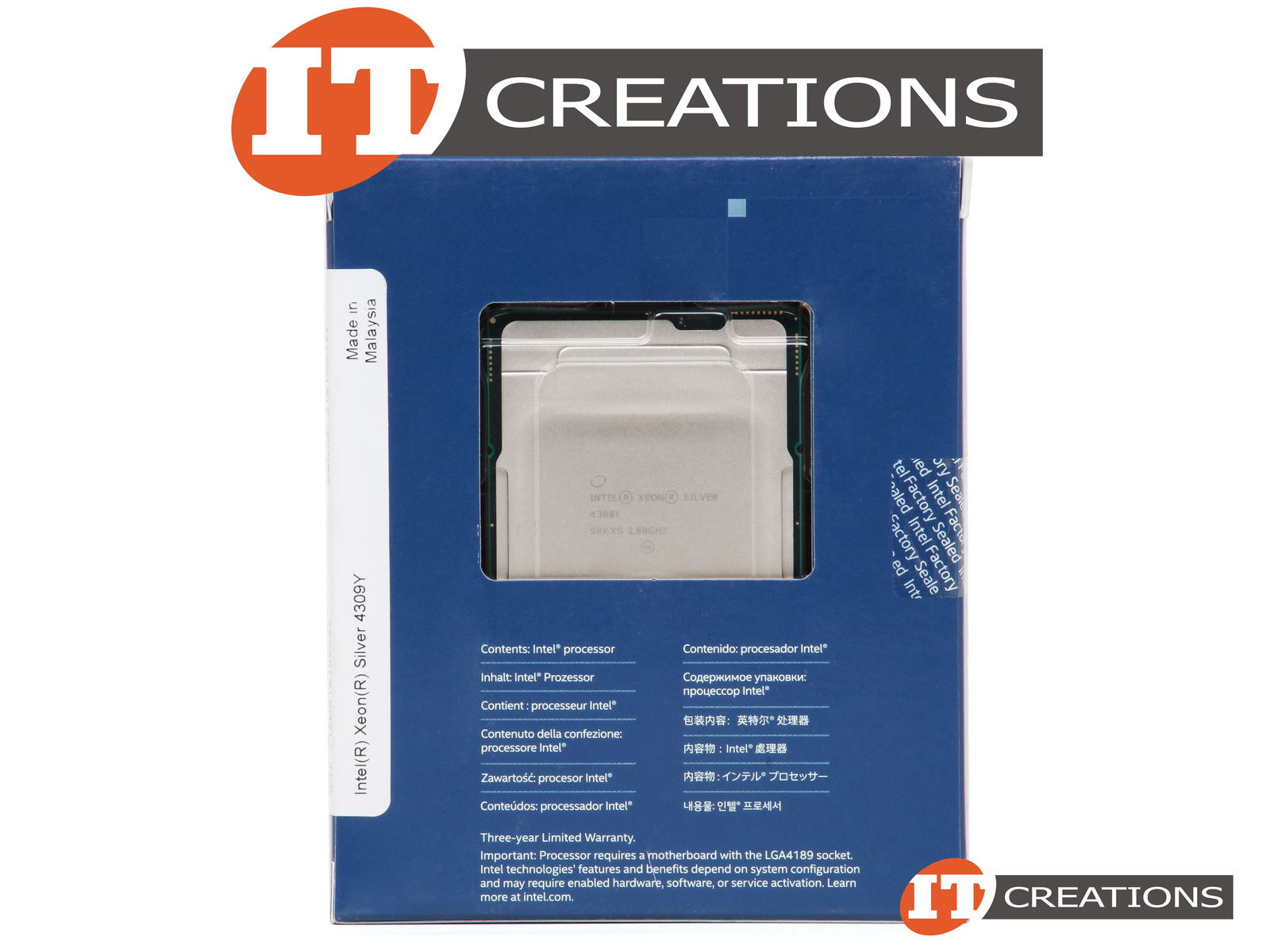 SRKXS-RETAIL - Retail - Intel Xeon Silver 8 Core Processor 4309y 2 ...