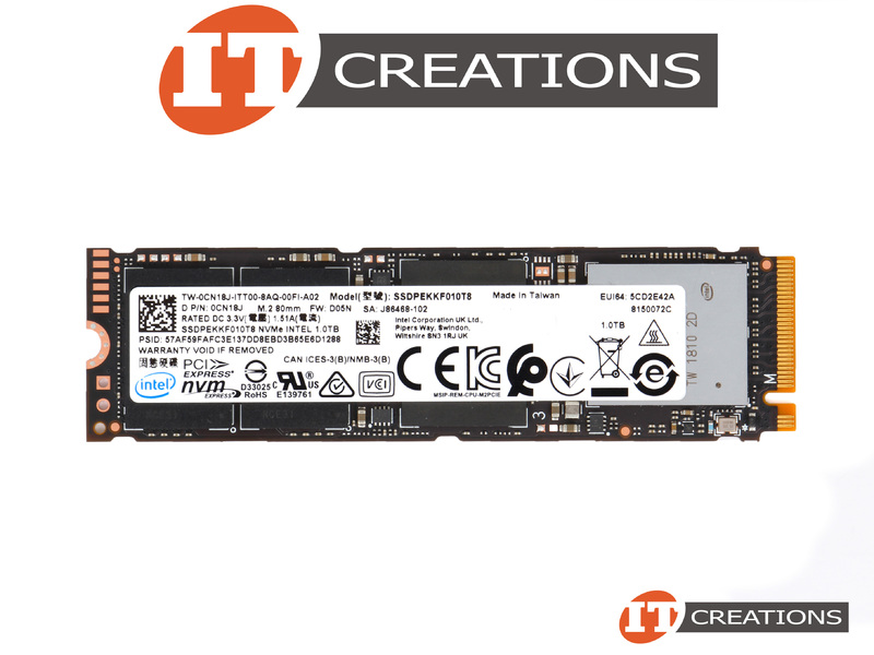 SSDPEKKF010T8-DELL - Refurbished - DELL / INTEL 1.0TB TLC PCIE 3.1 X4 ...