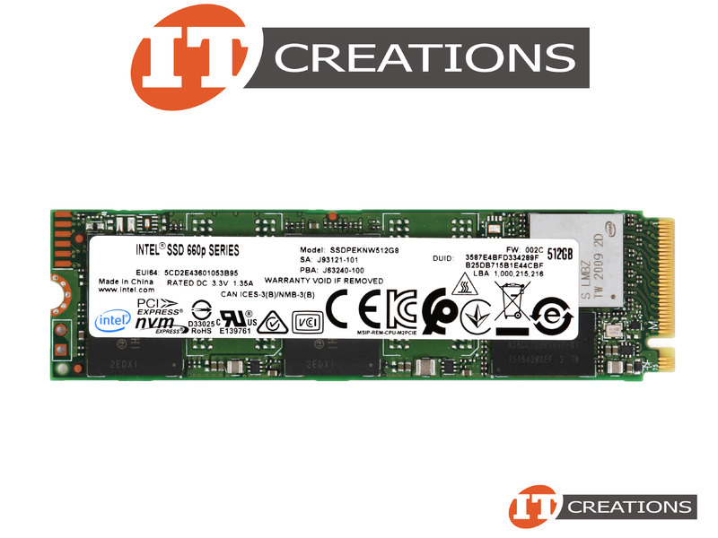 SSDPEKNW512G8-NEW - New - Intel 512GB QLC PCIE 3.0 X4 NVME M.2 2280 SSD ...