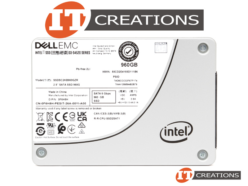 SSDSC2KB960GZR-DELL - New Other - DELL EMC / Intel 960GB 144-Layer TLC ...