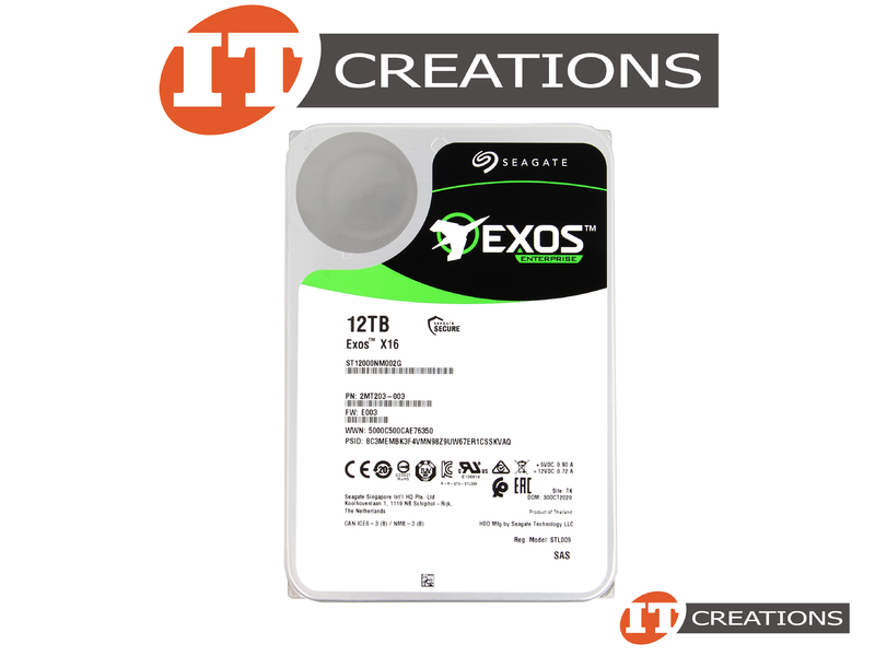 ST12000NM002G - New Other - SEAGATE 12TB 7.2K RPM SAS III 3.5 INCH ...
