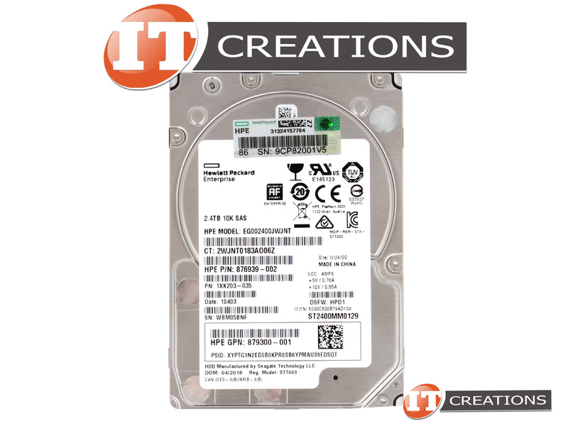 ST2400MM0129-HP - Used - HP / HPE / SEAGATE 2.4TB 10K RPM SAS III 2.5 ...