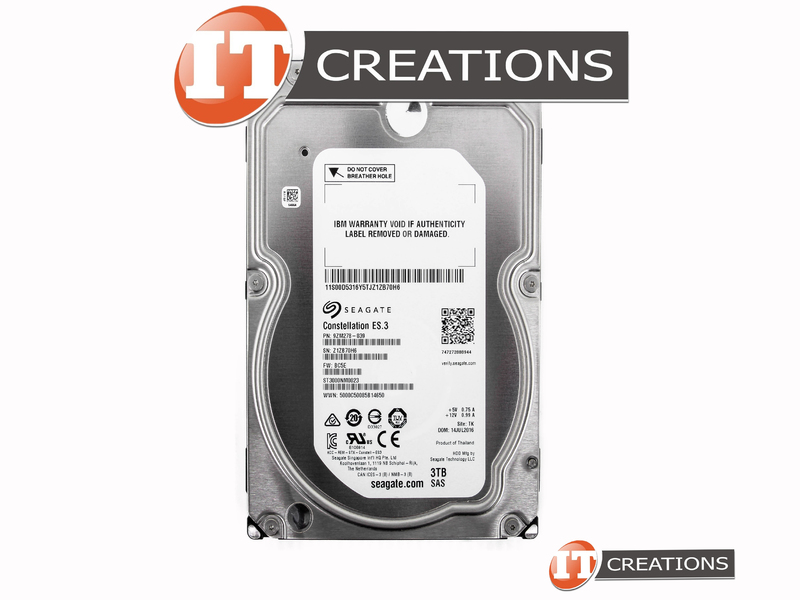 ST3000NM0023-IBM - New Other - IBM / SEAGATE 3TB 7.2K RPM SAS 3.5 INCH ...