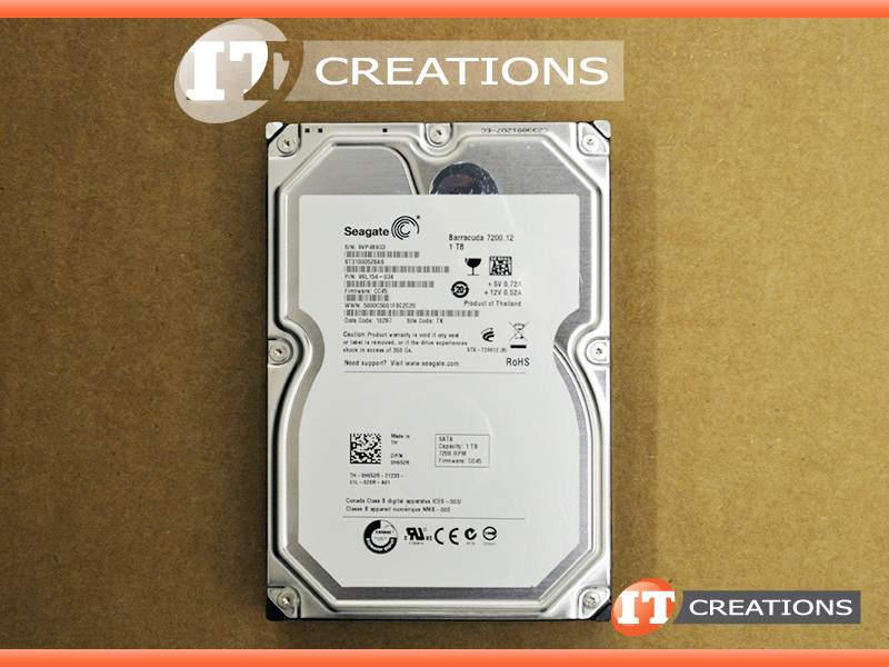 ST31000528AS-DELL Seagate 1TB 7.2k RPM SATA 3.5 Inch Hard Drive
