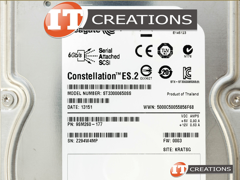 ST33000650SS - Used - Seagate 3TB 7.2k RPM SAS 3.5 Inch Large Form ...