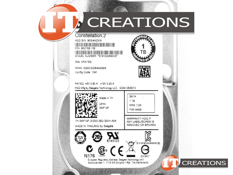 ST91000640NS-3GBS-DELL - Used - DELL / SEAGATE 1TB 7.2K RPM SATA 2.5 ...