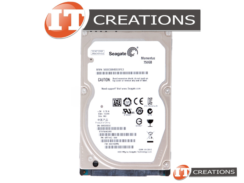 ST9750420AS - Refurbished - SEAGATE 750GB 7.2K RPM SATA 2.5 INCH SMALL ...