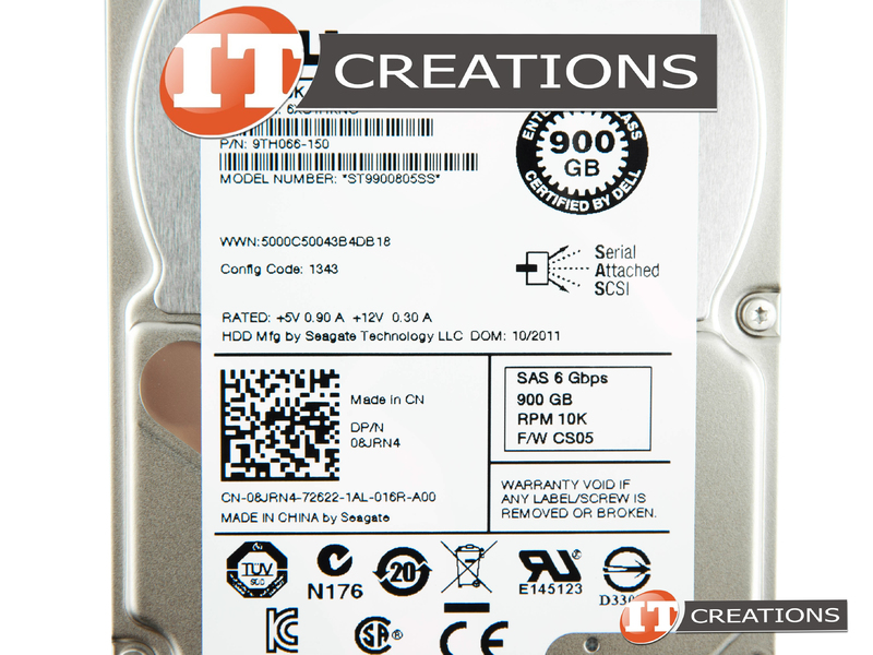 ST9900805SS-DELL - Used - DELL / SEAGATE 900GB 10K RPM SAS 2.5 INCH ...