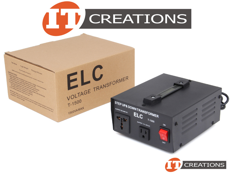 T-1500 ELC T-1500 1500w Voltage Converter Transformer Step UP / Down ...