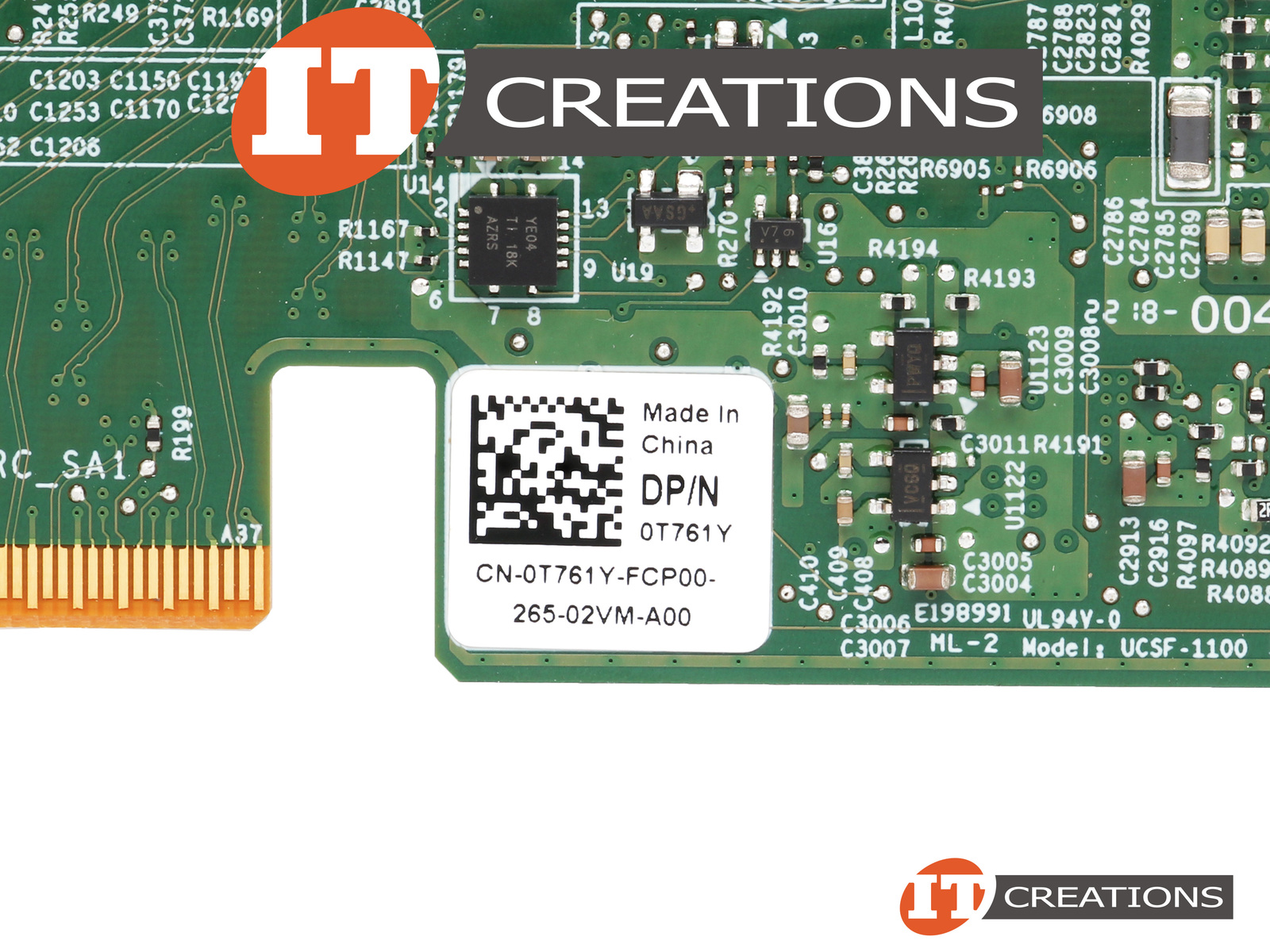 T761Y DELL Hba355i V2 HBA 12gb/s SAS Sixteen Port Custom Front Daughter ...