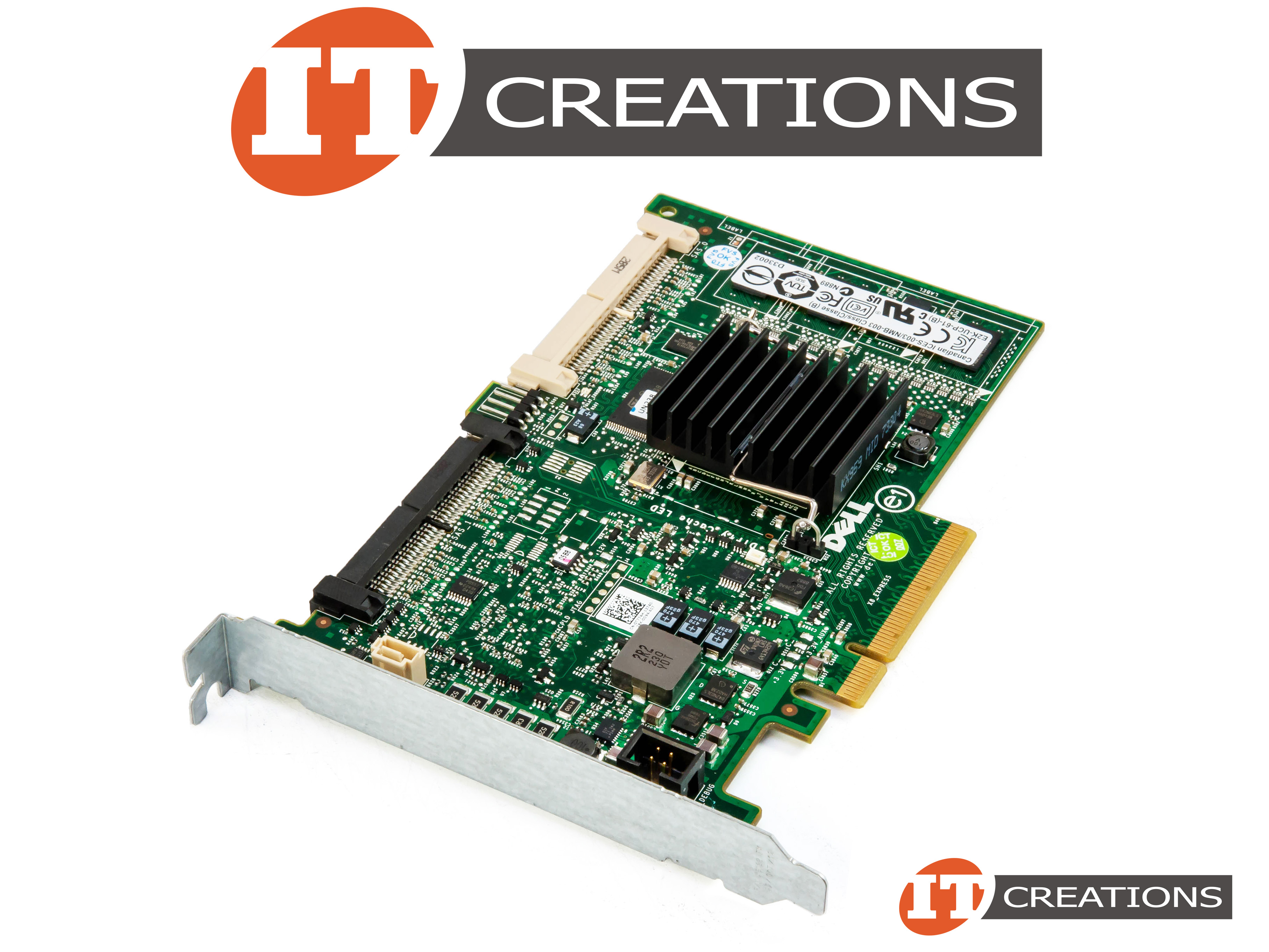 T774H-HIGH P DELL Perc 6/I SAS 3gb/s Raid Controller Integrated Adapter ...