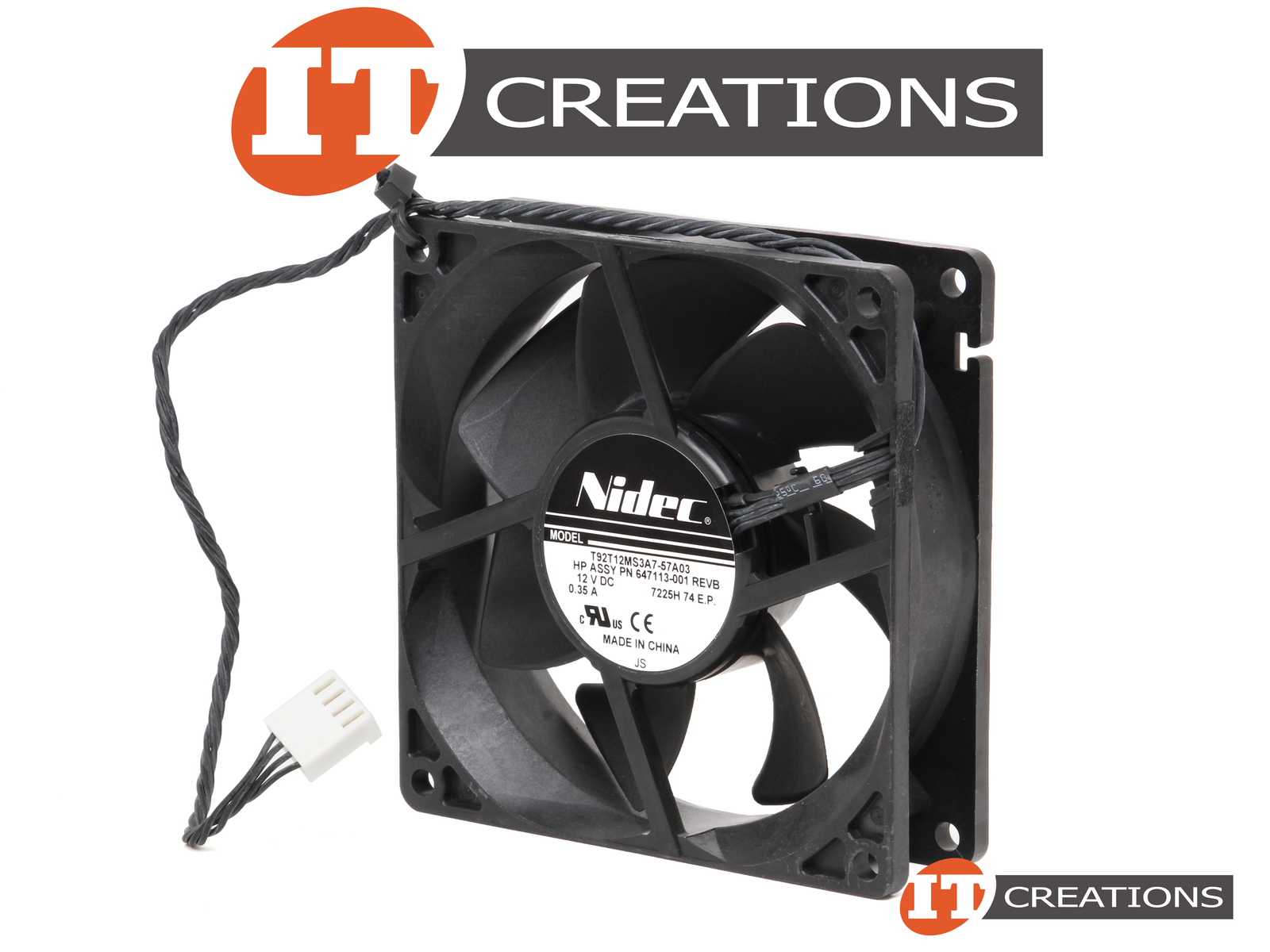 T92T12MS3A7-57A03-Z820 HP FAN 92 X 25mm Sleeve FAN For HP Z440 / Z800 ...