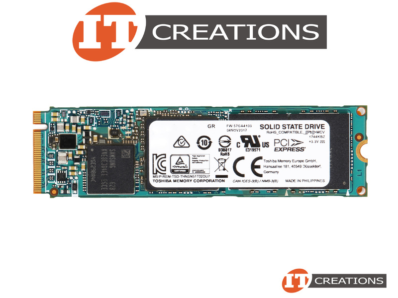 THNSN51T02DU7-HP - New Other - HP / Toshiba 1.0TB MLC PCIE Gen3 X4 NVME ...