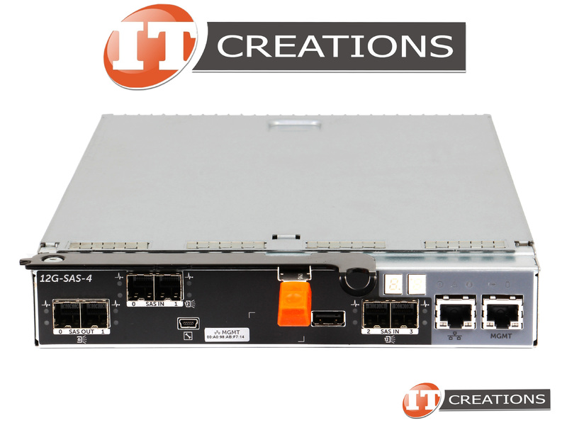 TKY19 DELL 12G-SAS-4 CONTROLLER 8GB FOR DELL POWERVAULT MD3400 / MD3420 ...