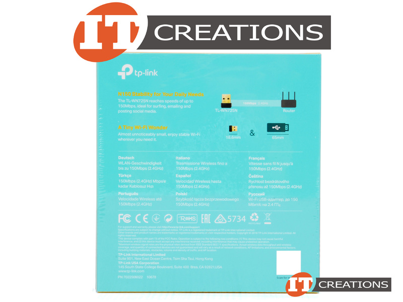 TL-WN725N-NEW - New - TP-Link Wireless N Nano USB Adapter 150mb/s WI-FI ...