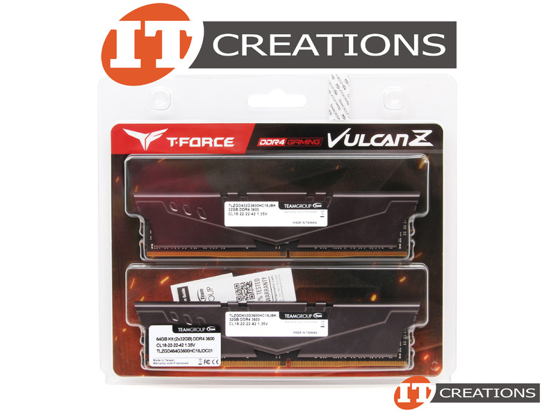 TLZGD464G3600HC18JDC01-RET - Retail - TEAMGROUP TFORCE VULCAN Z 64GB ...