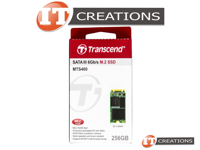 TS256GMTS400-RETAIL - Retail - Transcend 256GB MLC SATA III M.2 2242 ...