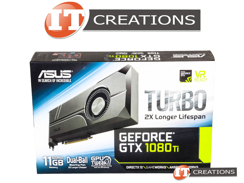 TURBO-GTX1080TI-11G-RETAIL - Retail - ASUS NVIDIA GEFORCE GTX 1080 TI ...