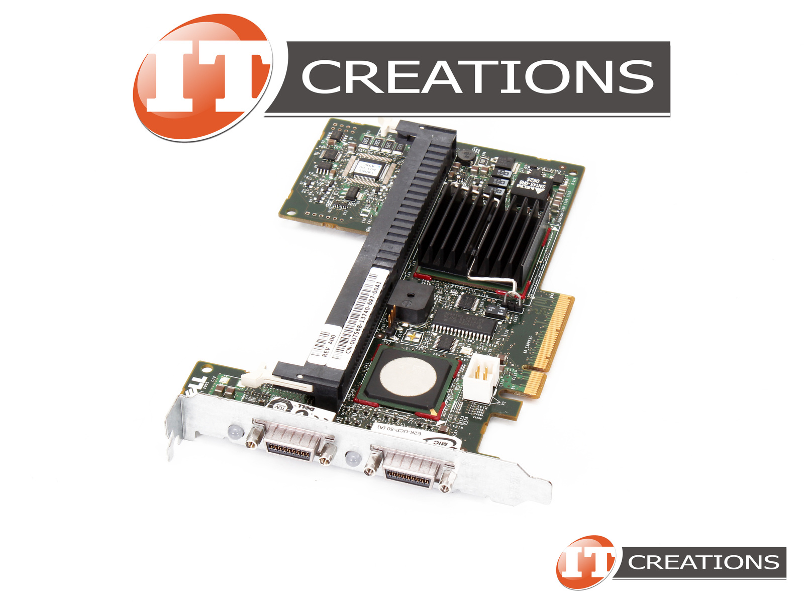 UT568-HIGH P DELL PERC 5/E ADAPTER 3GB/S SAS EIGHT PORT PCI-E 1.0 X8 ...