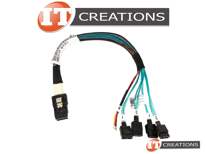 V91FW DELL Mini SAS TO X4 SATA 10 Inch Cable For DELL Poweredge C6100 ...