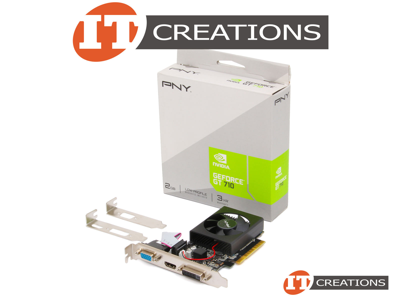 VCGGT7102XPB - New Other - PNY Nvidia Geforce Gt710 GPU 2GB 192 Cuda ...