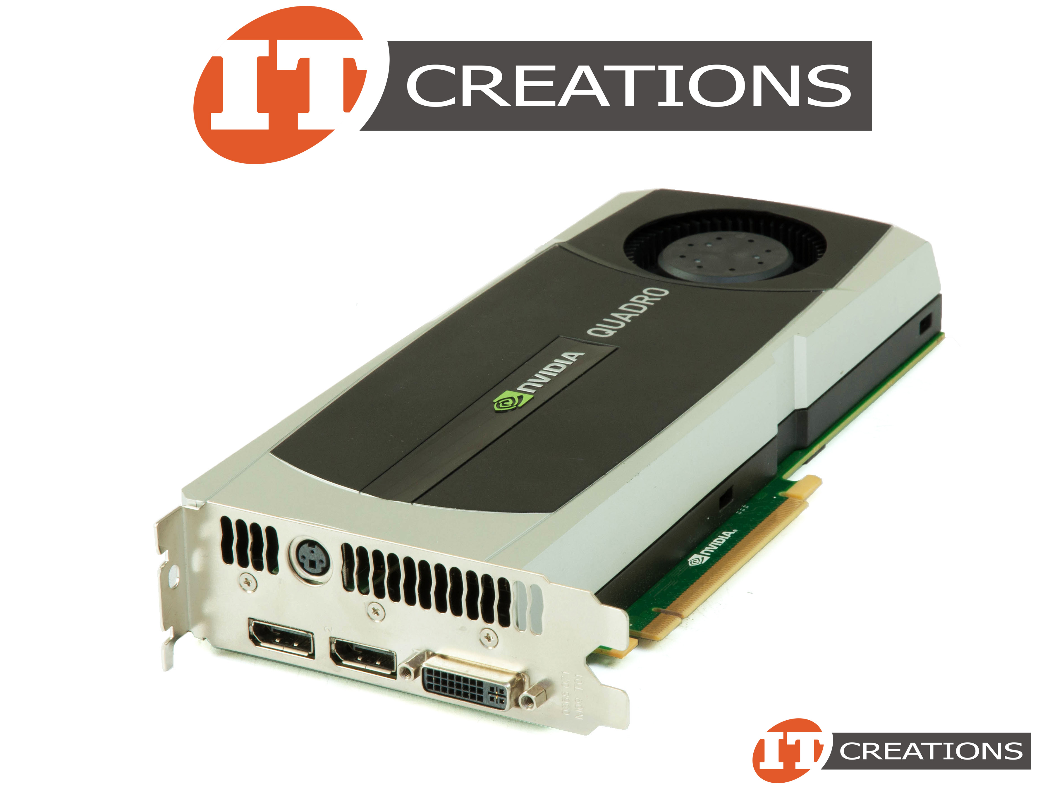 VCQ6000-BLK - Refurbished - PNY Nvidia Quadro 6000 Graphics Card 6GB ...