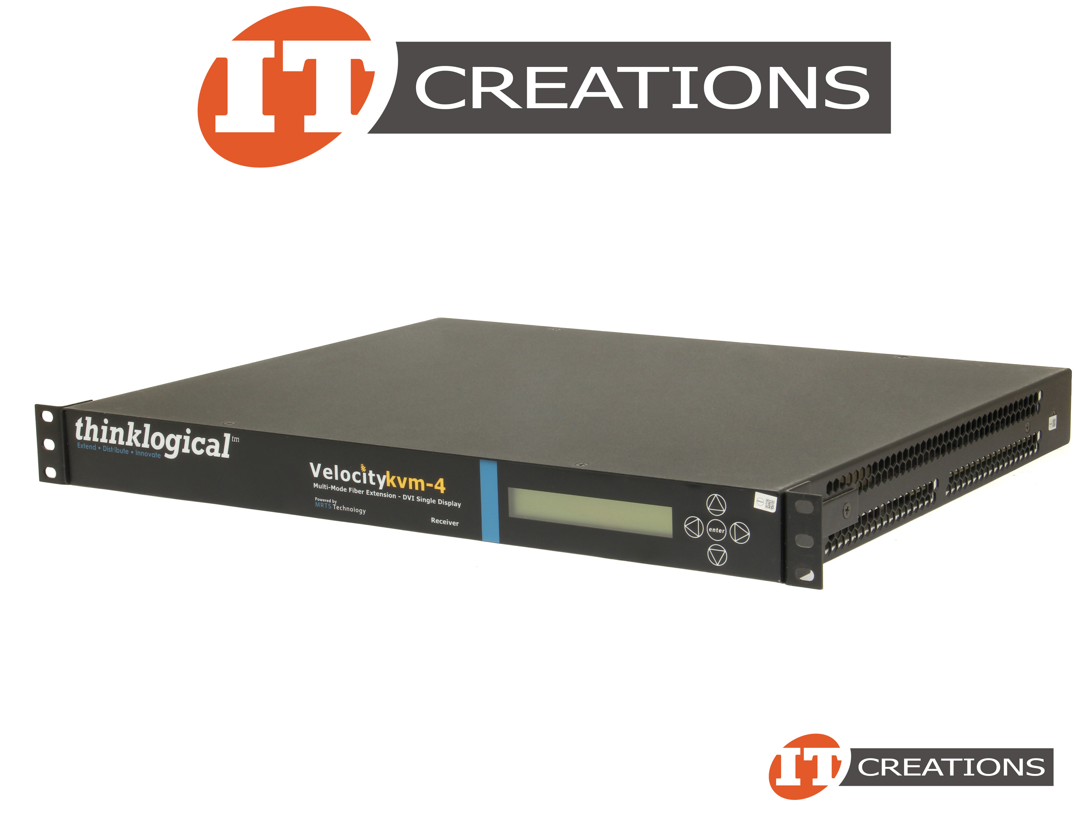 VEL-K00M04-LCRX - Used - Thinklogical Velocity KVM-4 6.25g Multi Mode Fiber Extension KVM System ...