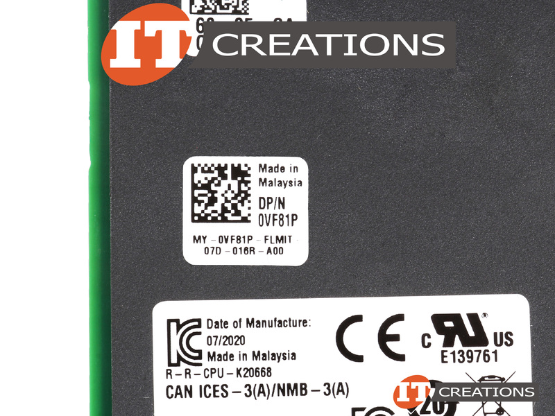VF81P DELL / Intel X710 OCP 3.0 NIC 10gbe Quad Port Sfp+ Ocp3 Mezzanine ...