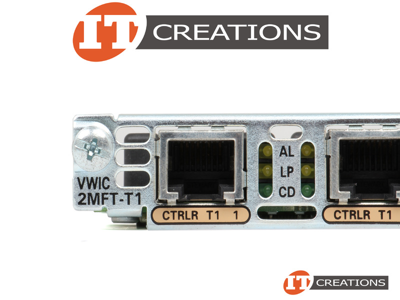 VWIC-2MFT-T1 Cisco 2 Port Multiflex Trunk Voice WAN Interface Card ( 2 ...