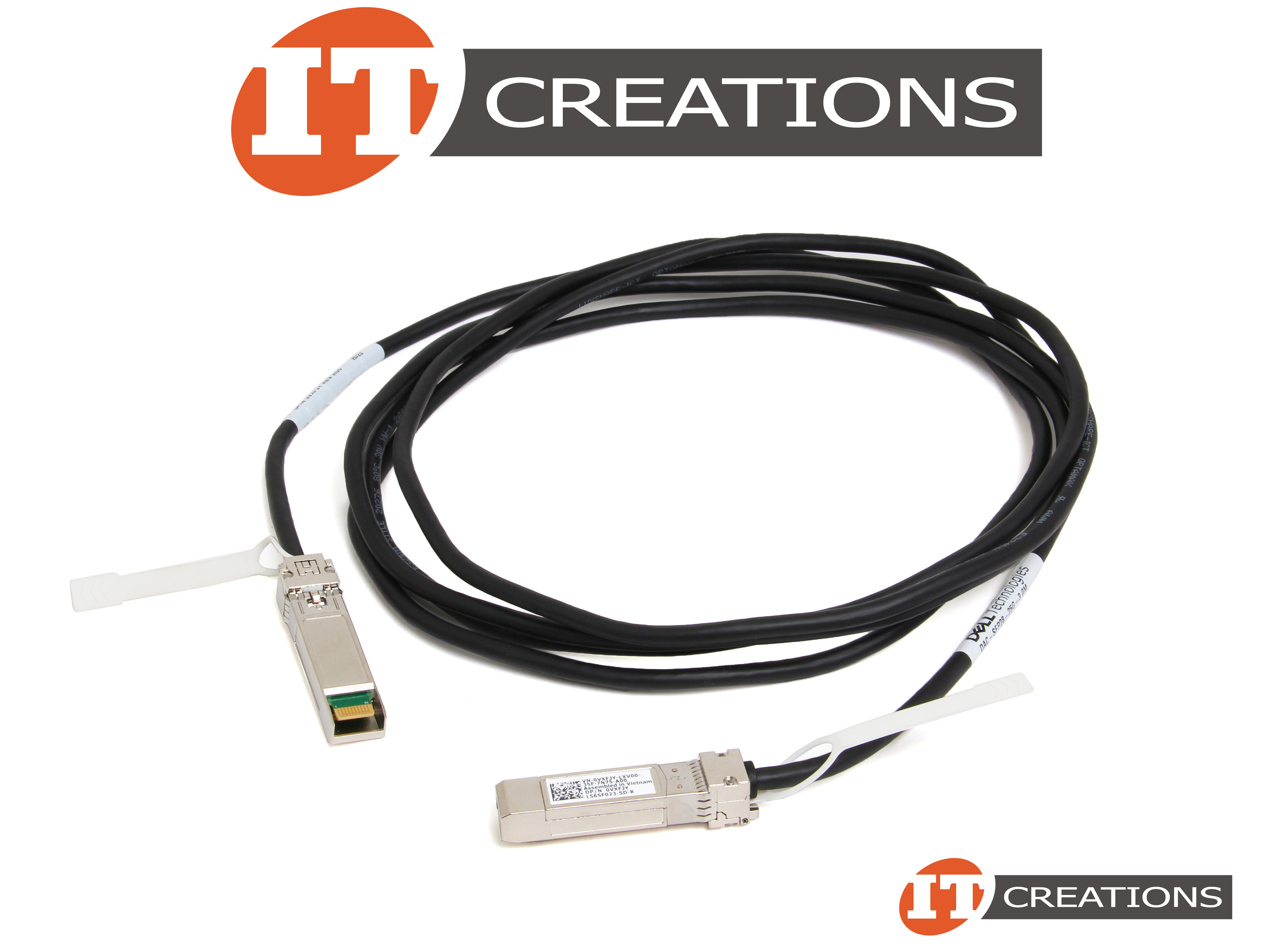 VXFJY DELL 25gbe Sfp28 Passive DAC 3M Cable 118 Inch 25gb/s Ethernet ...