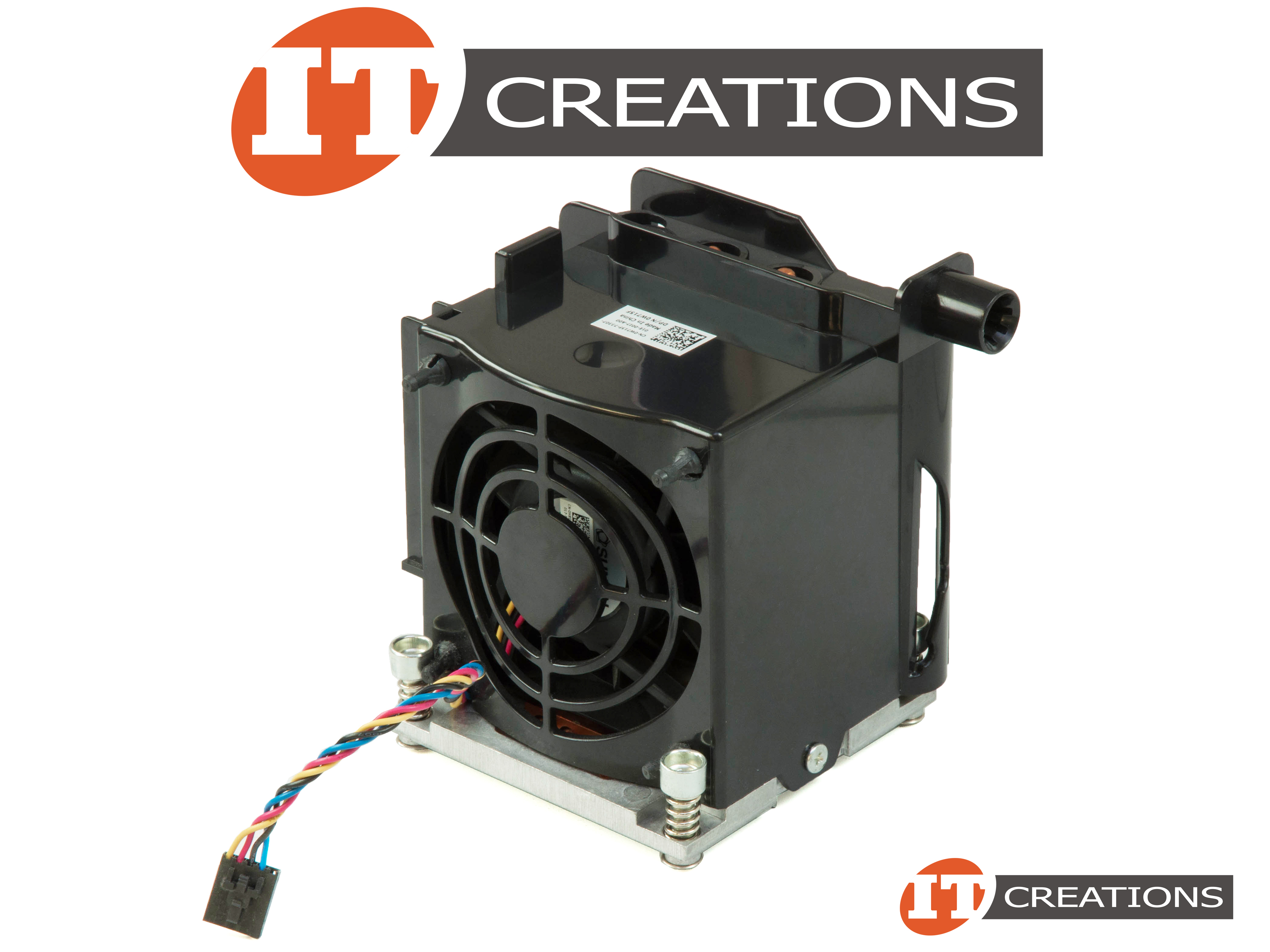 W715F DELL 2ND CPU Heatsink AND FAN Assembly For DELL Precision T5500 ...