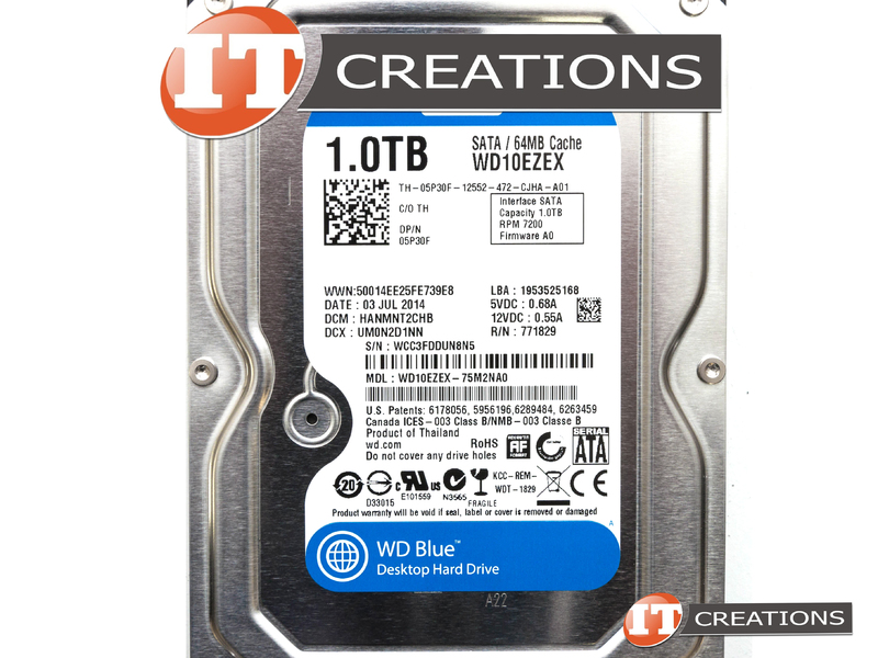 WD10EZEX-DELL - Refurbished - DELL / WESTERN DIGITAL 1.0TB 7.2K RPM ...