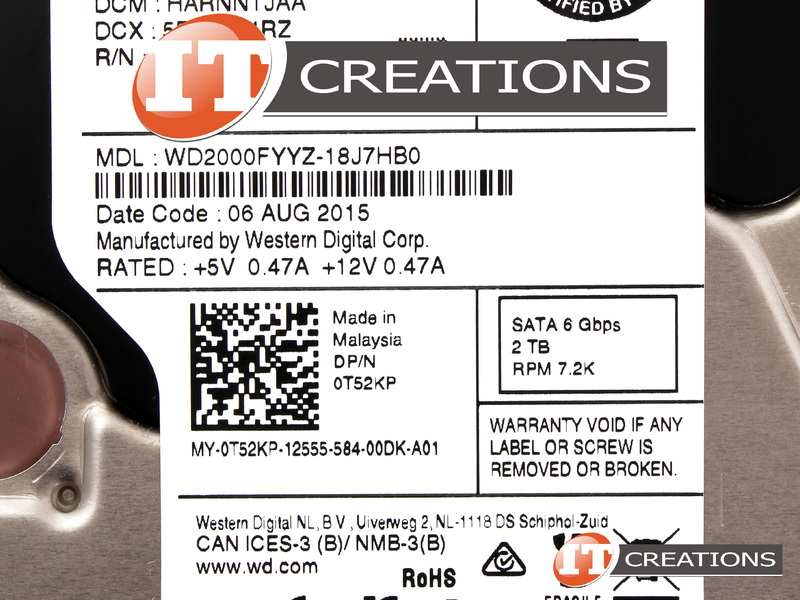 WD2000FYYZ-18J7HB0-DELL - New Other - DELL / Western Digital 2TB 7.2k ...