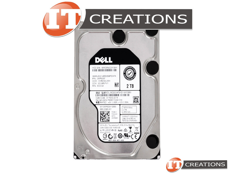 WD2004FBYZ-18YCBB0-DELL - Refurbished - DELL / WESTERN DIGITAL 2TB 7.2K ...